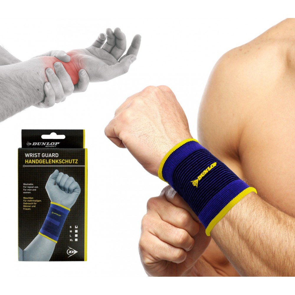 99049 Fascia elastica DUNLOP polsiera sollievo infiammazioni supporto