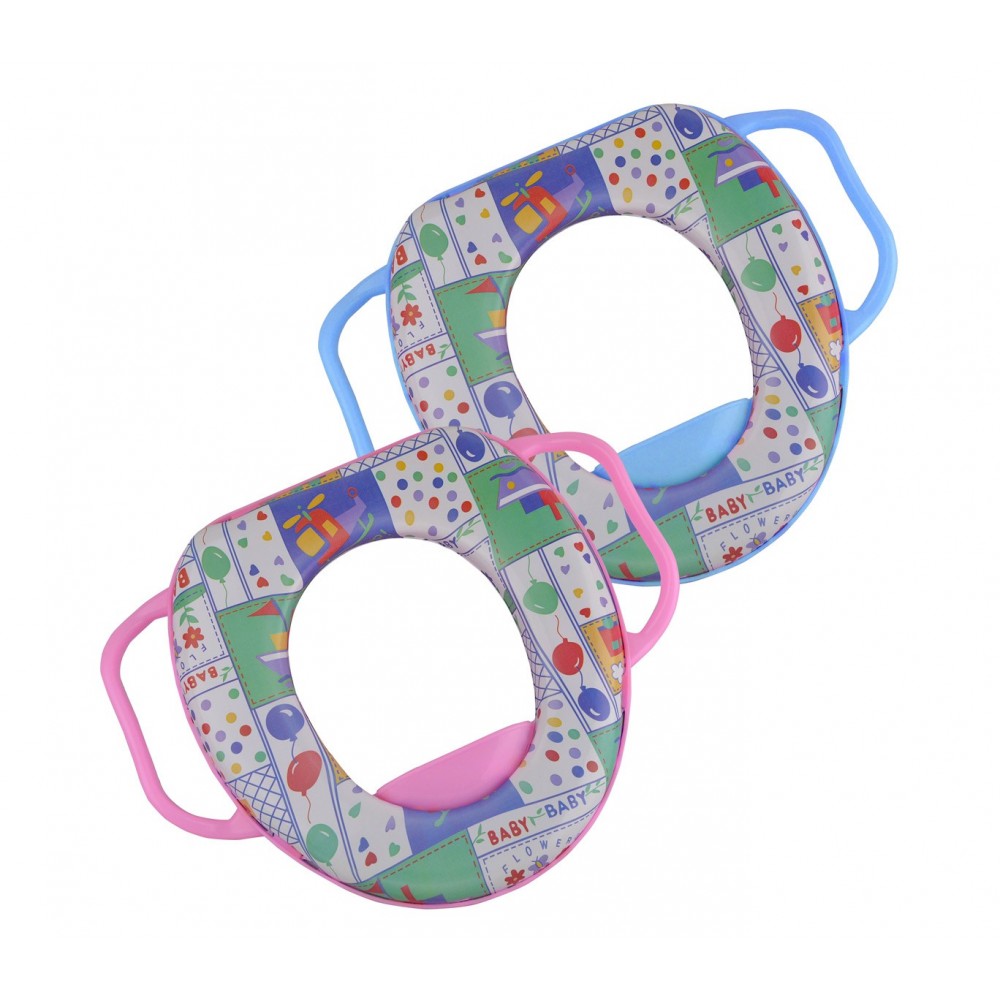 Riduttore WC per bambini POTTY con maniglie e seduta imbottita 394274