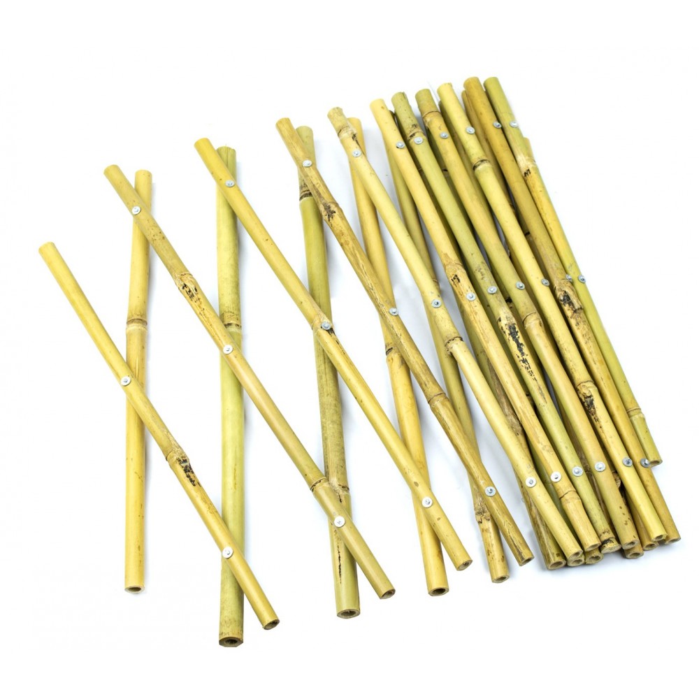 Steccato in bamboo 377505 giardino recinzione arredamento 30x240 cm