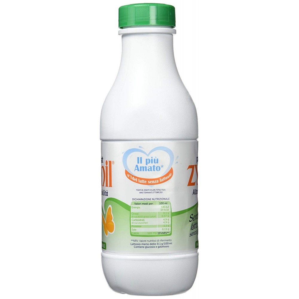Latte senza Lattosio Zymil Pack da 6 bottiglie 1 lt scremato alta ...