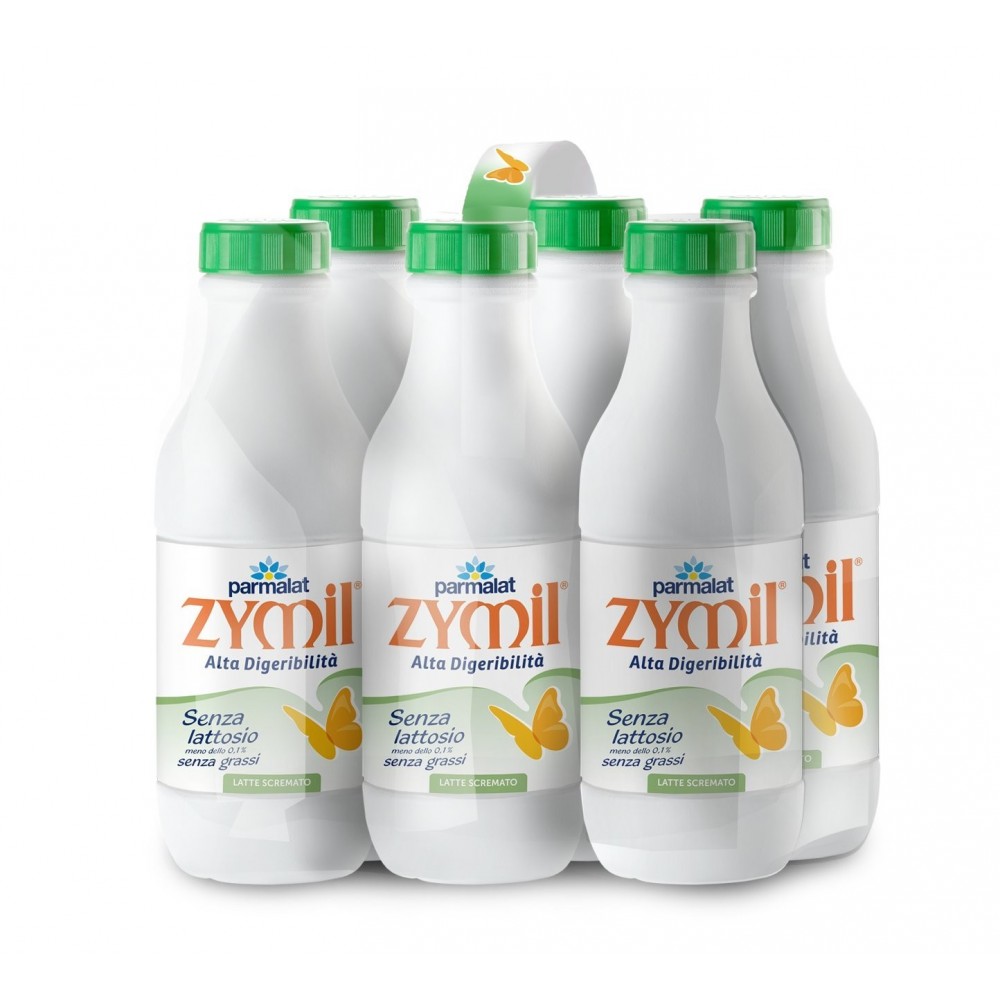 Latte senza Lattosio Zymil Pack da 6 bottiglie 1 lt scremato alta ...