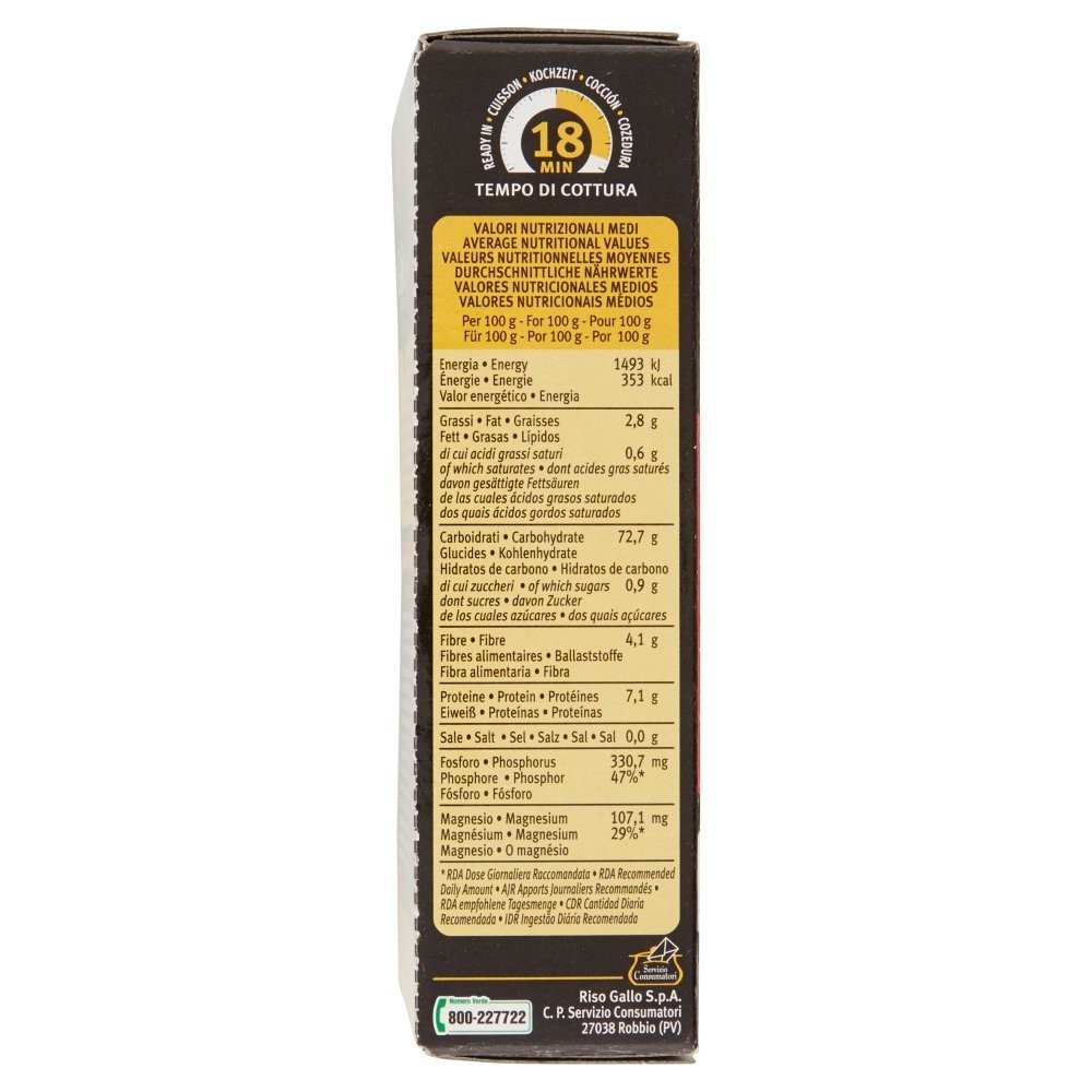 Gallo Venere Il riso Gallo Nero 500 g confezione da 6 pacchi