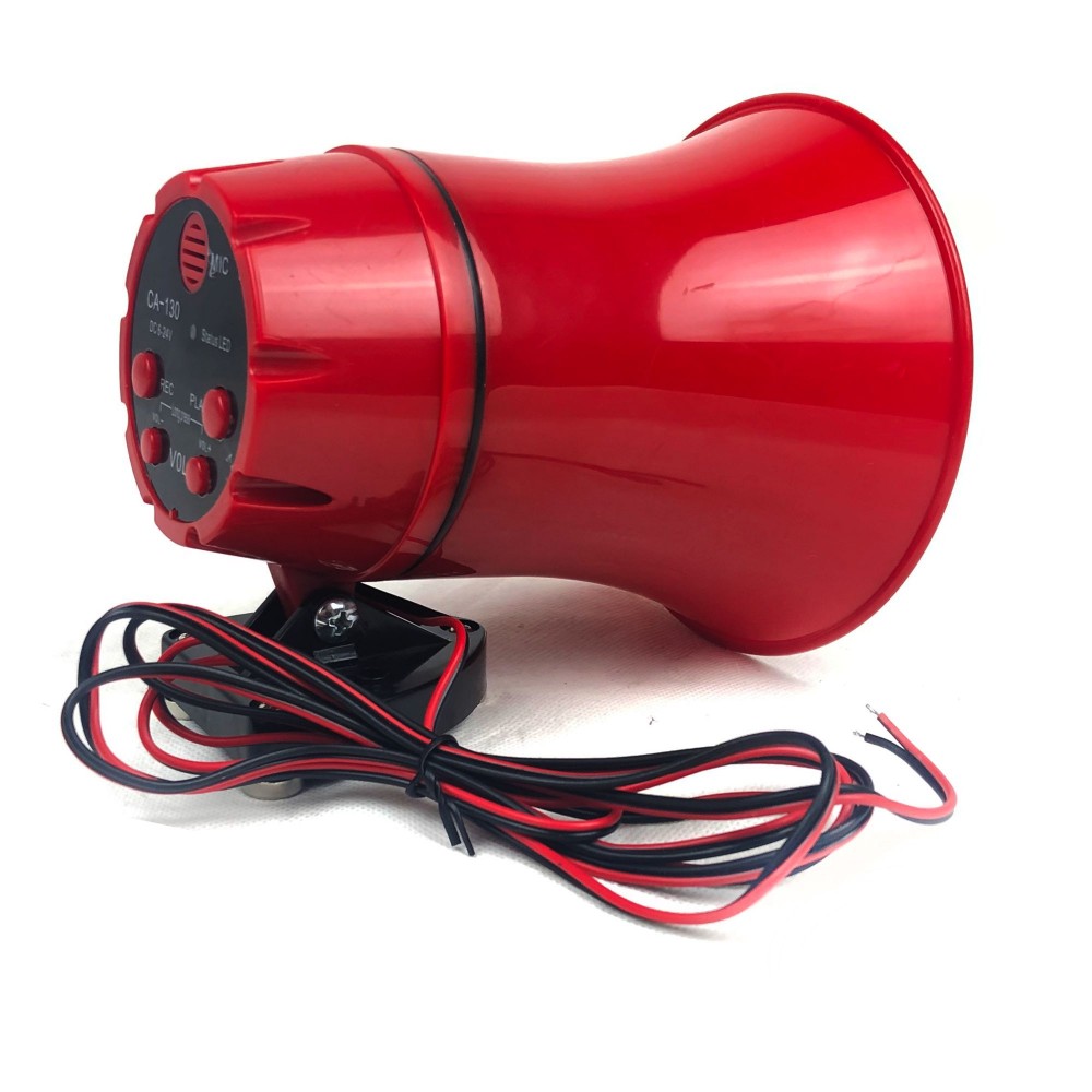 Megafono Da auto CA-130 in PVC per annunci e pubblicità 25W funzione ...