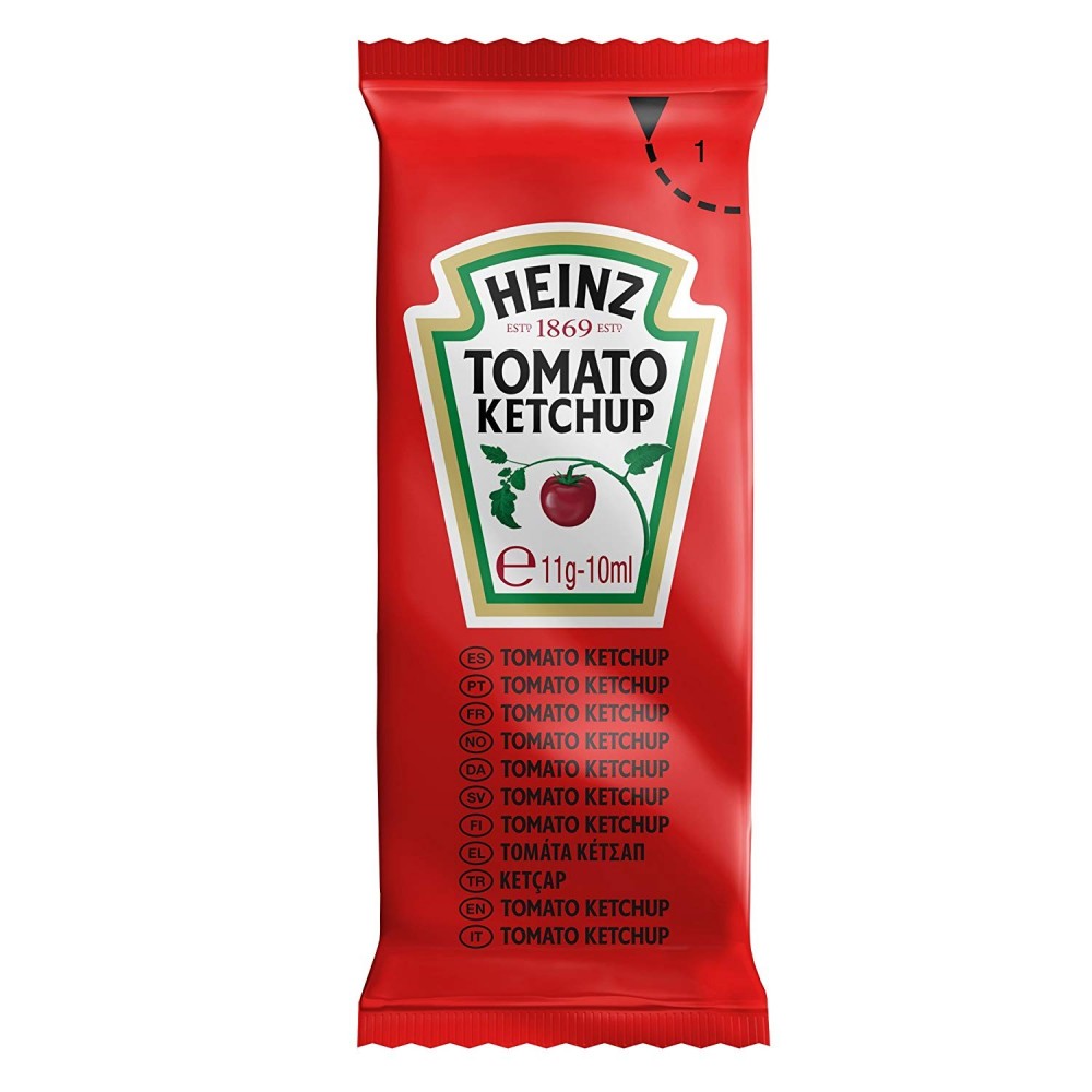 HEINZ 200+200+200+250 Bustine mono porzione da 10g KETCHUP MAIONESE BBQ ...