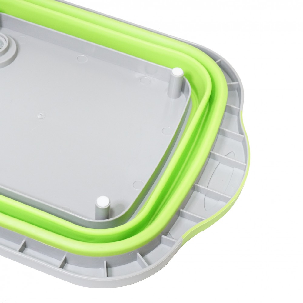 Magic Tray Contenitore 2 in 1 richiudibile taglia e lava verdura multiuso