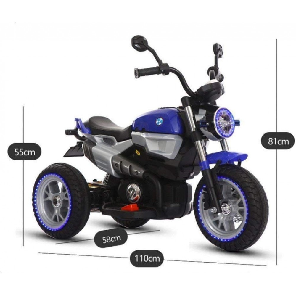 Moto elettrica BKT BEE B34702 12V per bambini ingresso USB luci e suoni