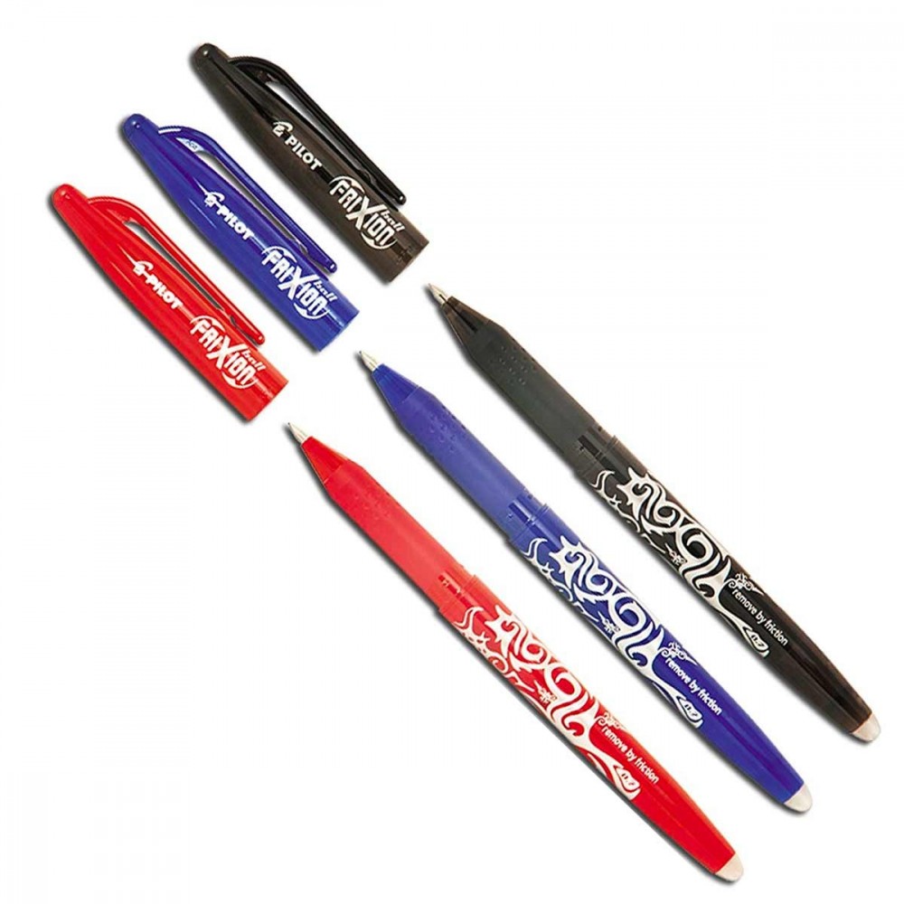 Pack 6 Penne Pilot Frixion Ball 07 inchiostro cancellabile removibile a ...