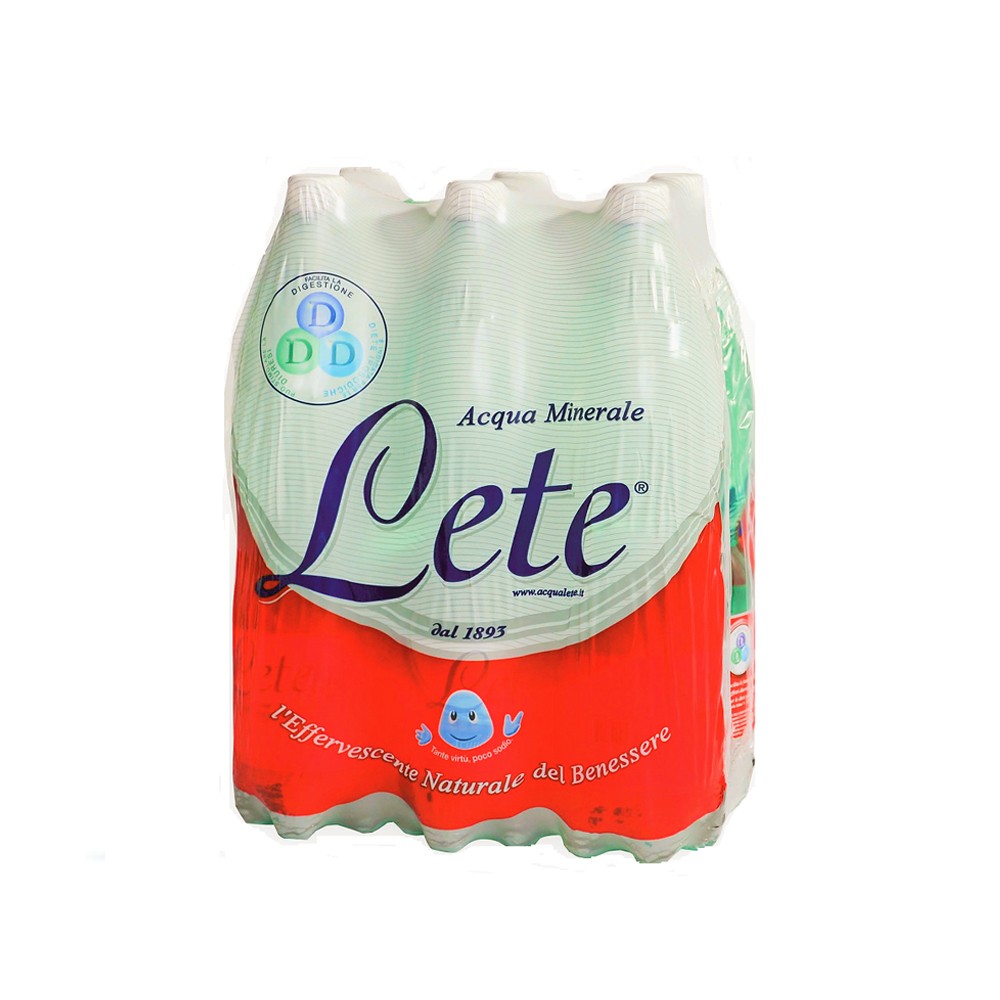 Lete Acqua Minerale Naturale 1,5L (Confezione da 6 Bottiglie)