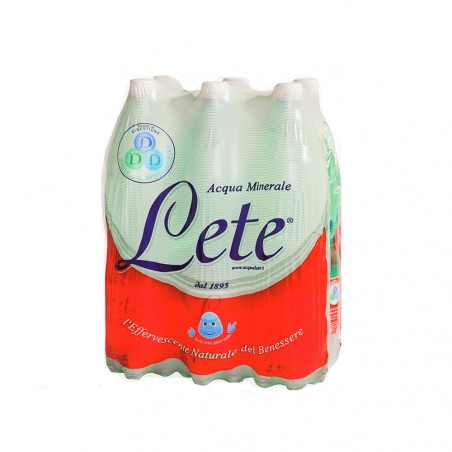 Lete Acqua Minerale Naturale 1,5L (Confezione da 6 Bottiglie)