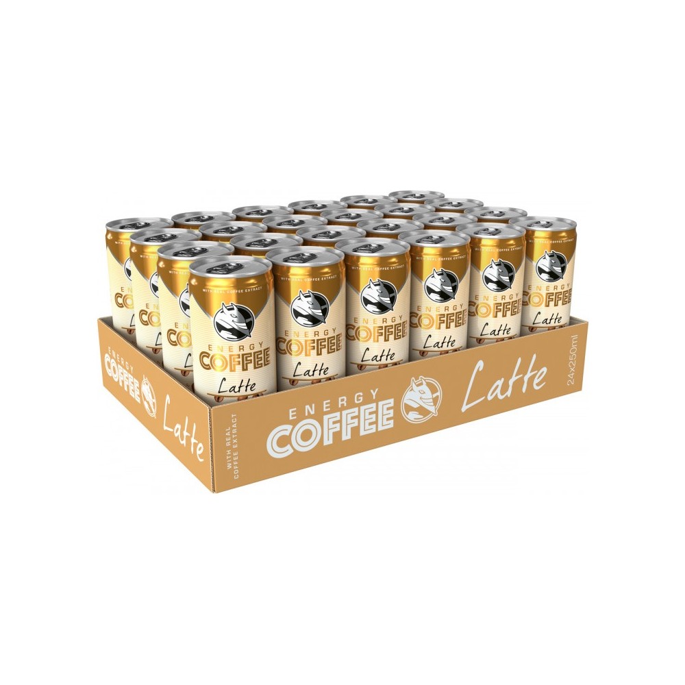 Pack 24 lattine Energy Coffee Gusto Latte Bevanda Rinfrescante ...