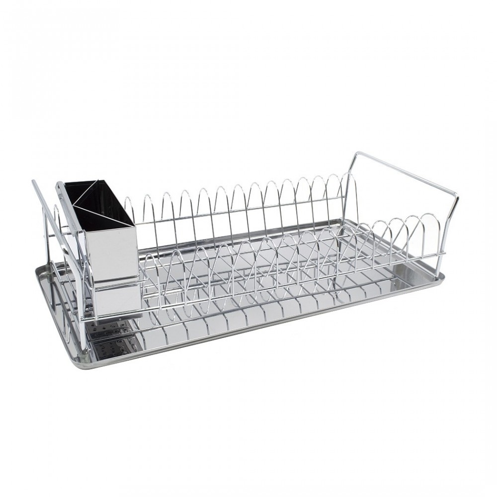 Scolapiatti da Appoggio Acciaio 281883 Scompartimento Posate Vassoio ...