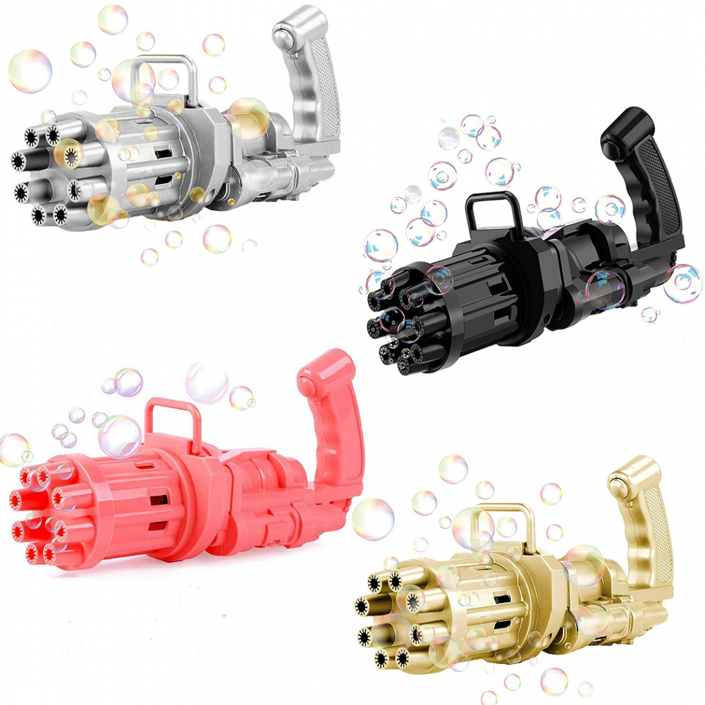 Pistola Bolle di Sapone Automatica Bubble Gun Macchina Sparabolle a ...